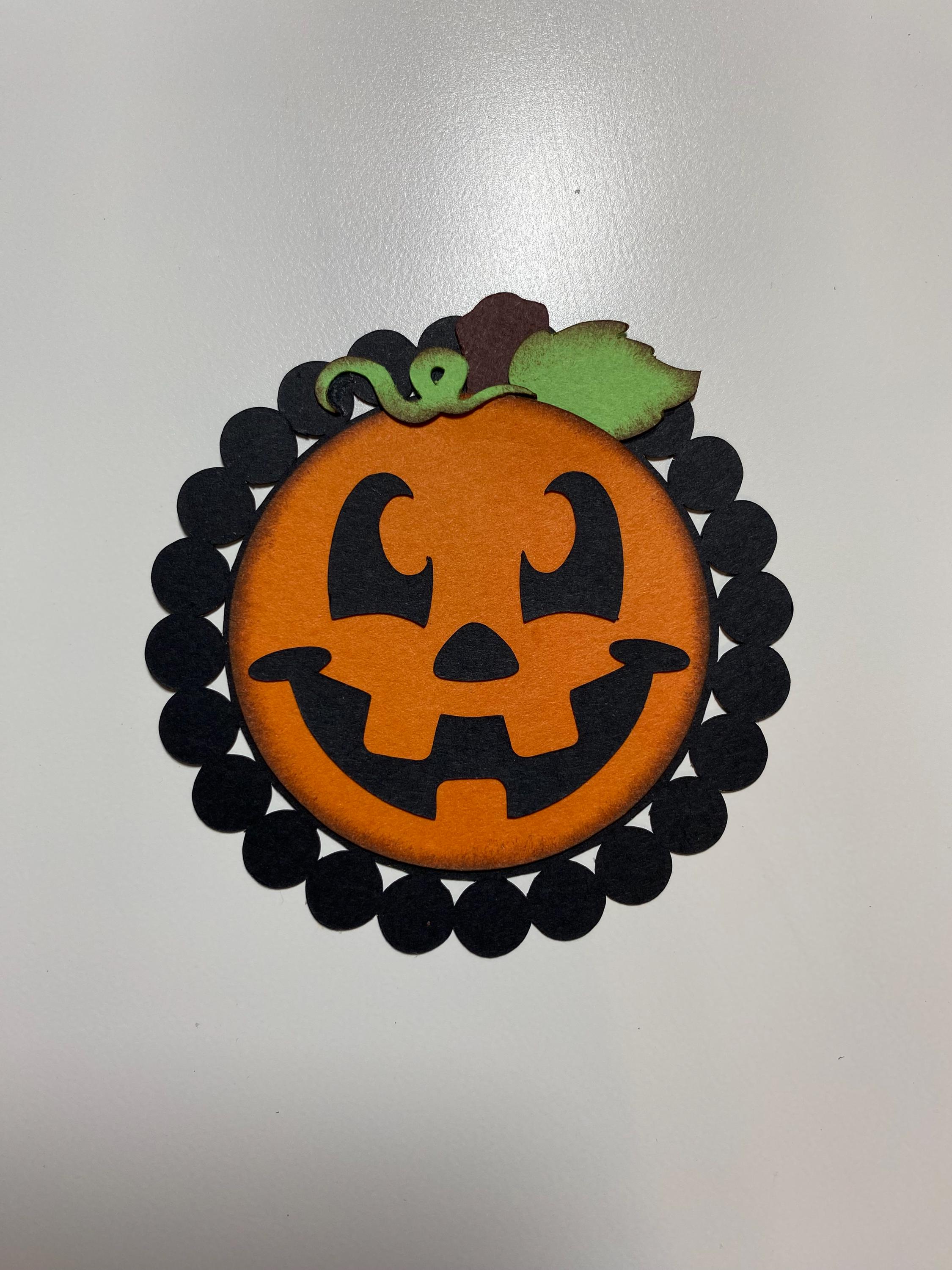 Halloween Die Cut, Halloween Paper Piecing, Halloween Scrapbooking - Etsy