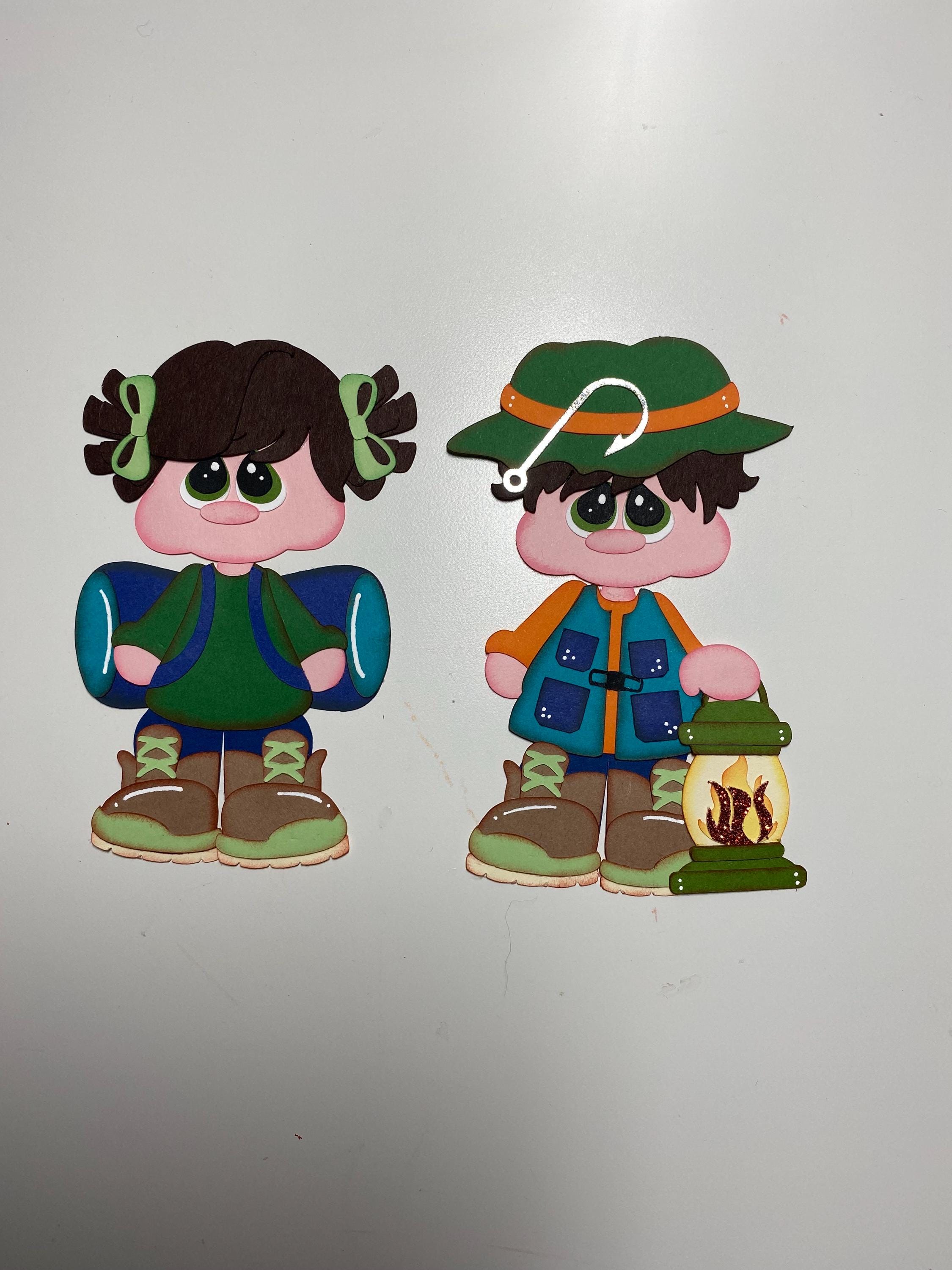 Camping Die Cut, Camping Paper Piecing, Camping Scrapbooking - Etsy