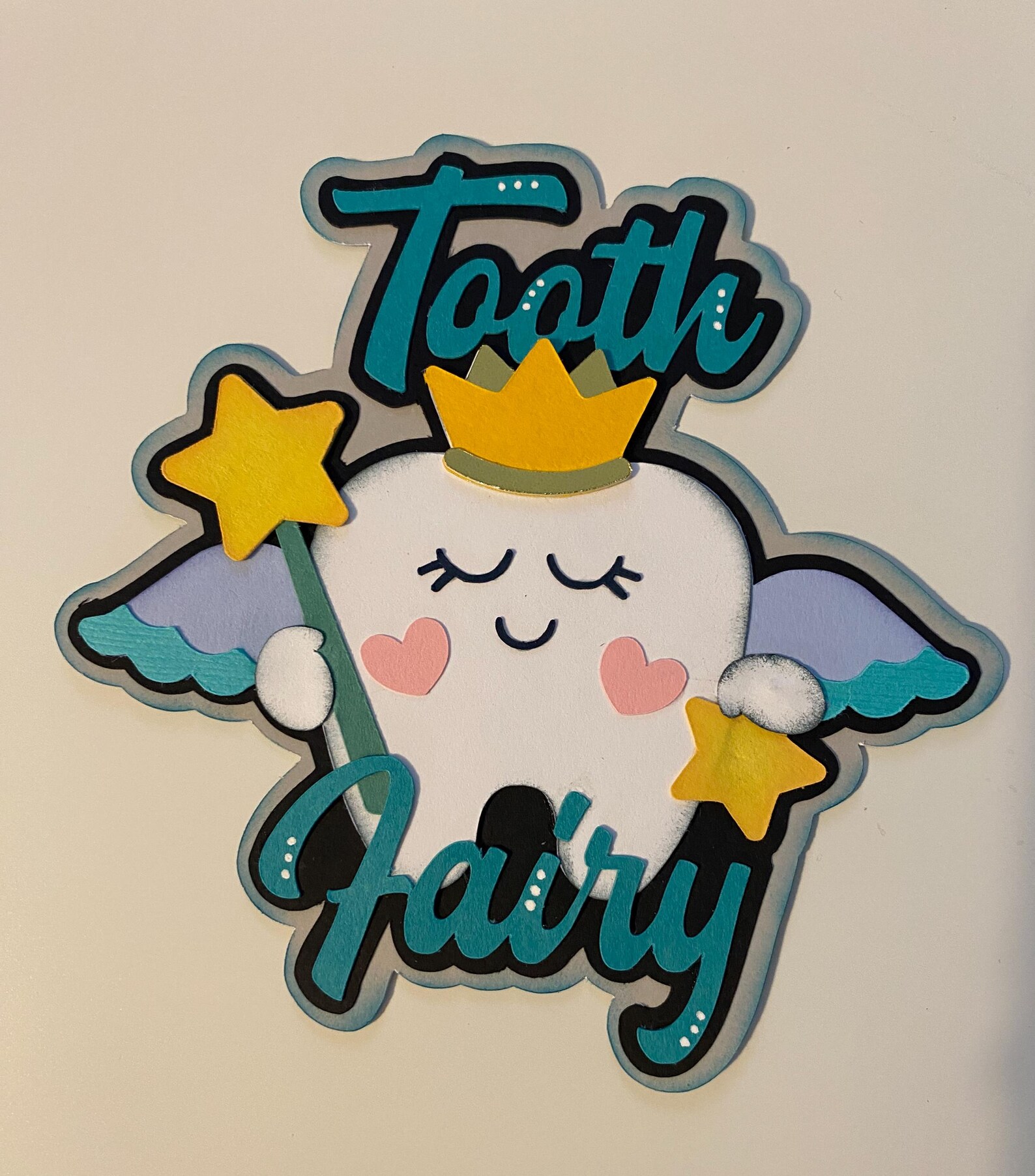 Tooth Fairy Die Cut, Tooth Fairy Paper Piecing, Tooth Fairy ...