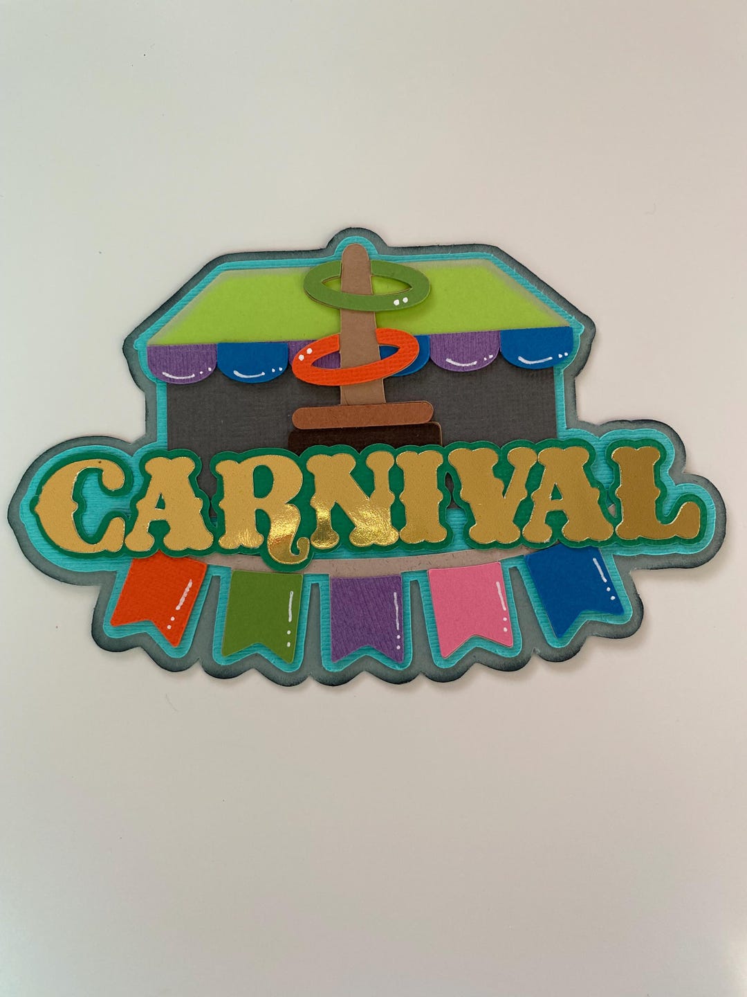 Carnival Die Cut, Carnival Paper Piecing, Carnival Scrapbooking - Etsy