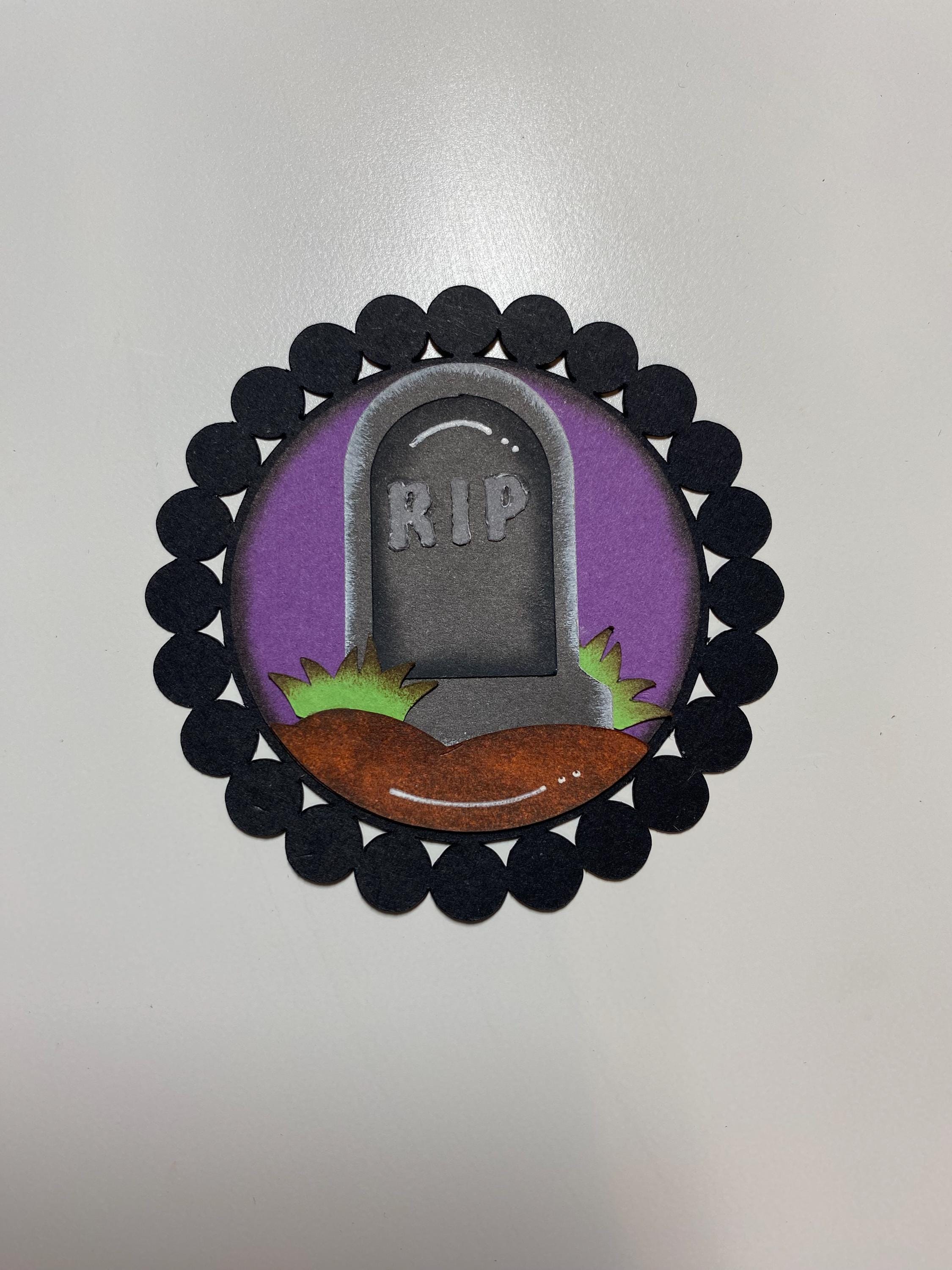 Halloween Die Cut, Halloween Paper Piecing, Halloween Scrapbooking - Etsy