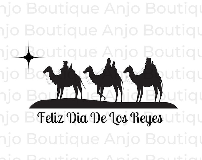 Tres Reyes Magos svg y PNG Natividad svg png Tres Reyes Magos Rosca de ...