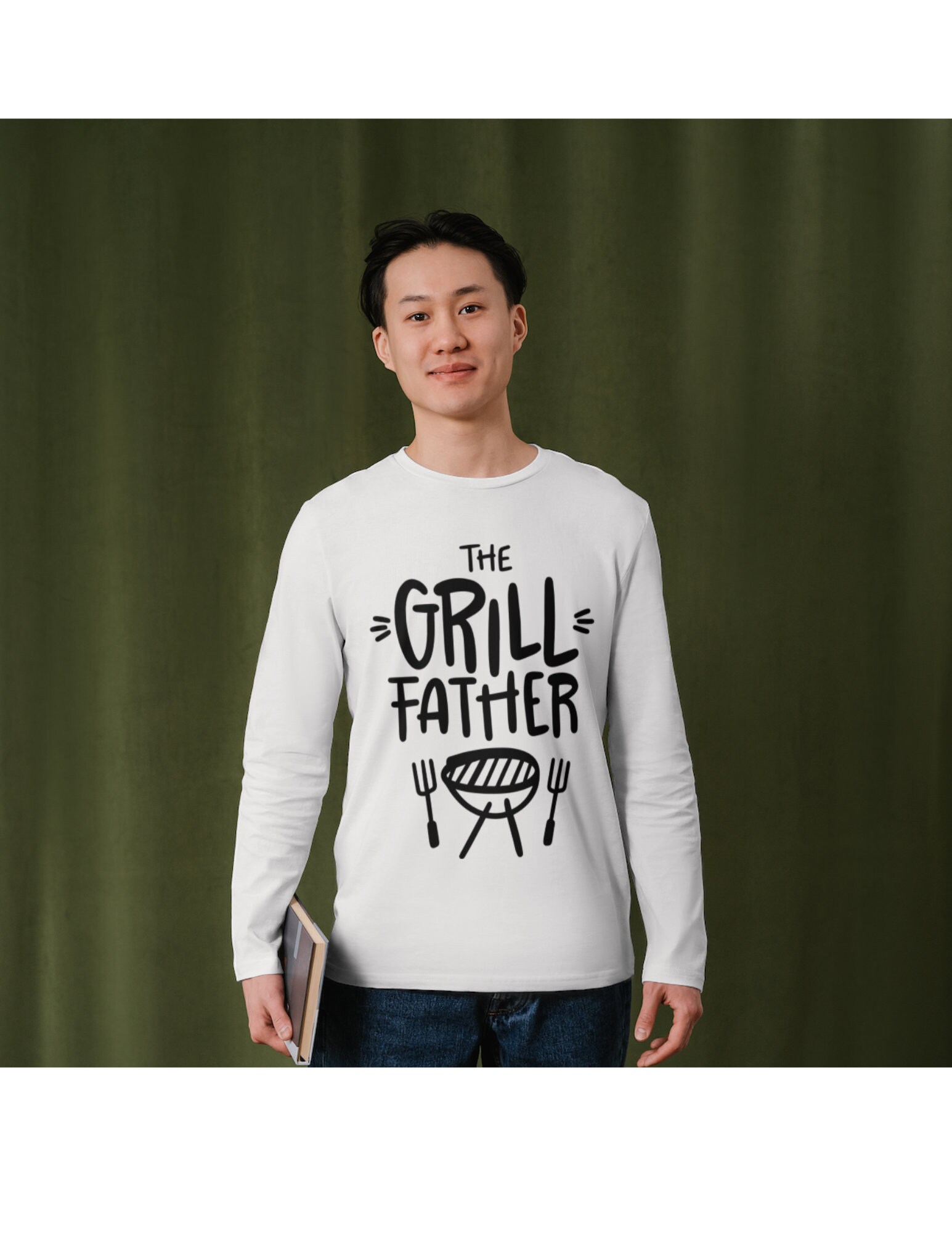 Grill Father. Fathers Day, Grilling, Fathers Barbq Apron, Dad, Step Dad ...