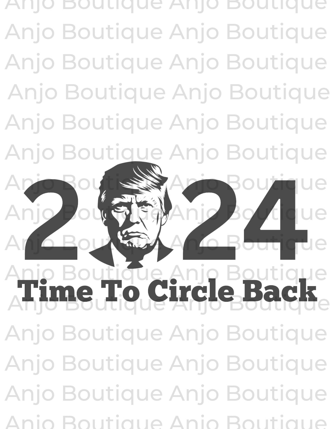 Trump Circle Back, 2024 Trump Circle, Trump Wanted, President Trump SVG ...