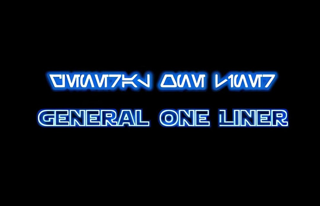 General One Liner Smoothswing Font - Etsy