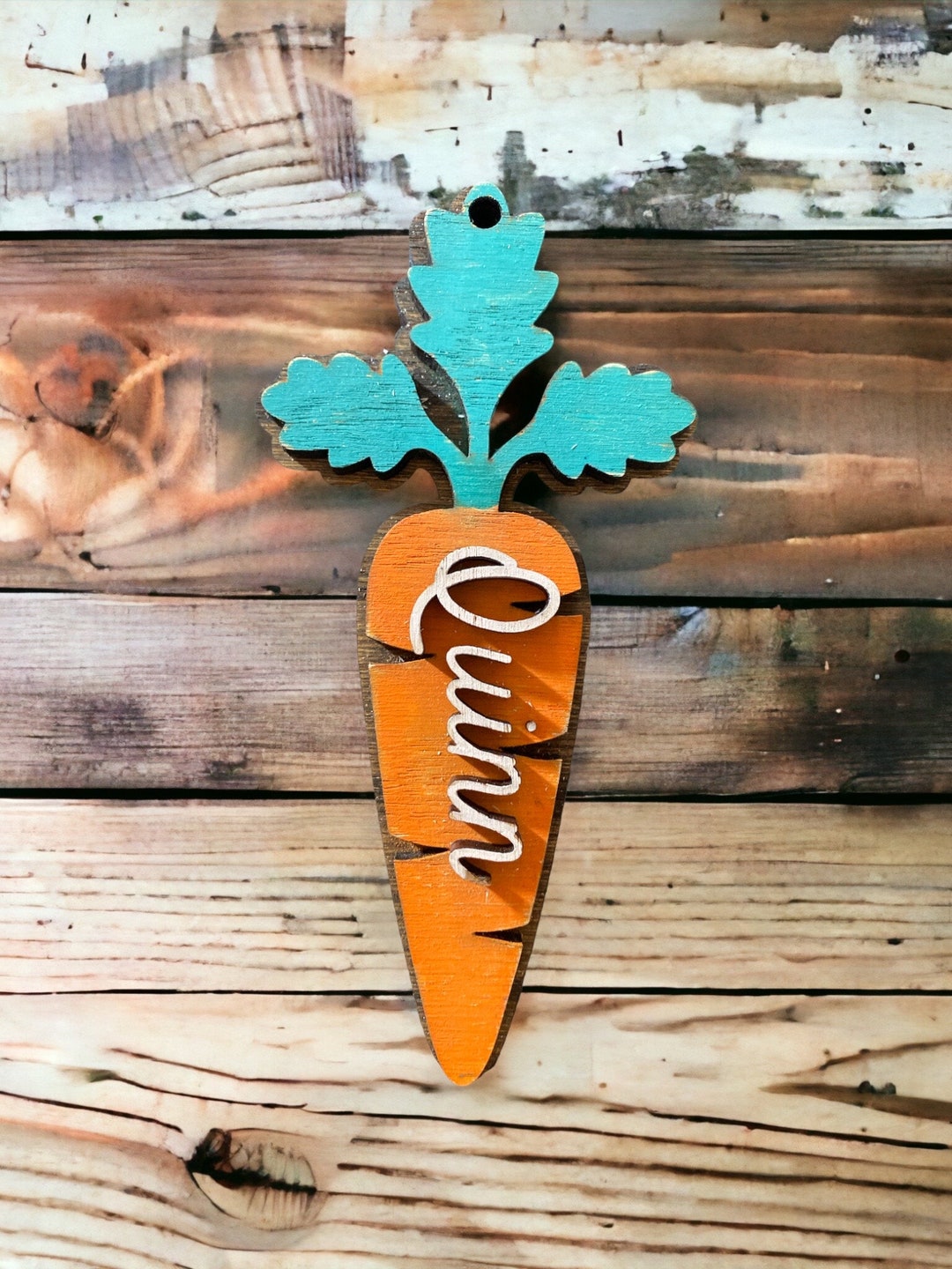 Personalized Carrot Easter Basket Tag Carrot Tag - Etsy