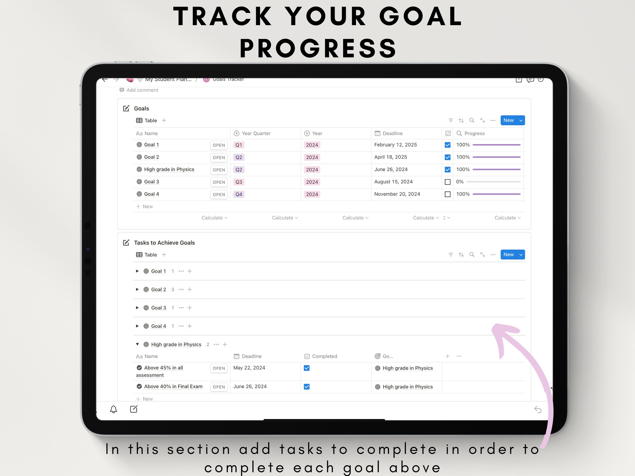 Notion Student Planner, Aesthetic STEM Notion Template, All in One ...