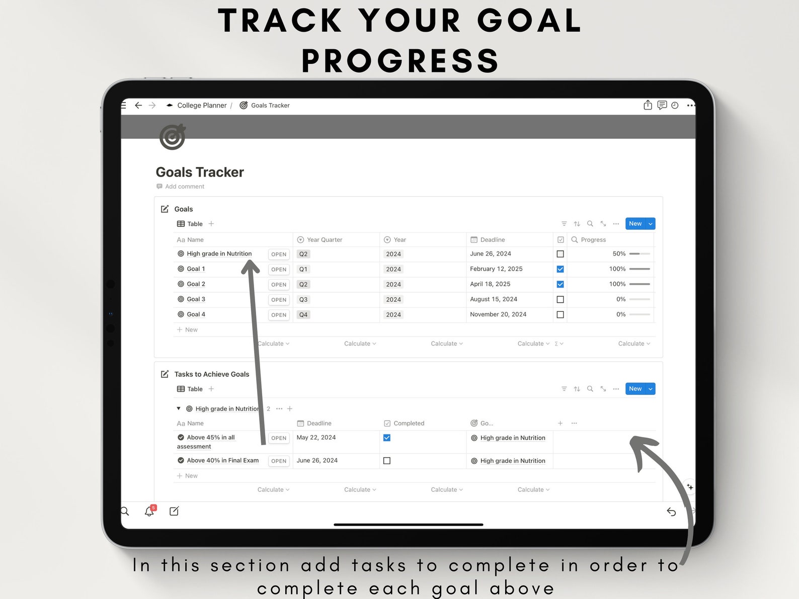 Notion Student Template College Student Planner Academic Productivity ...