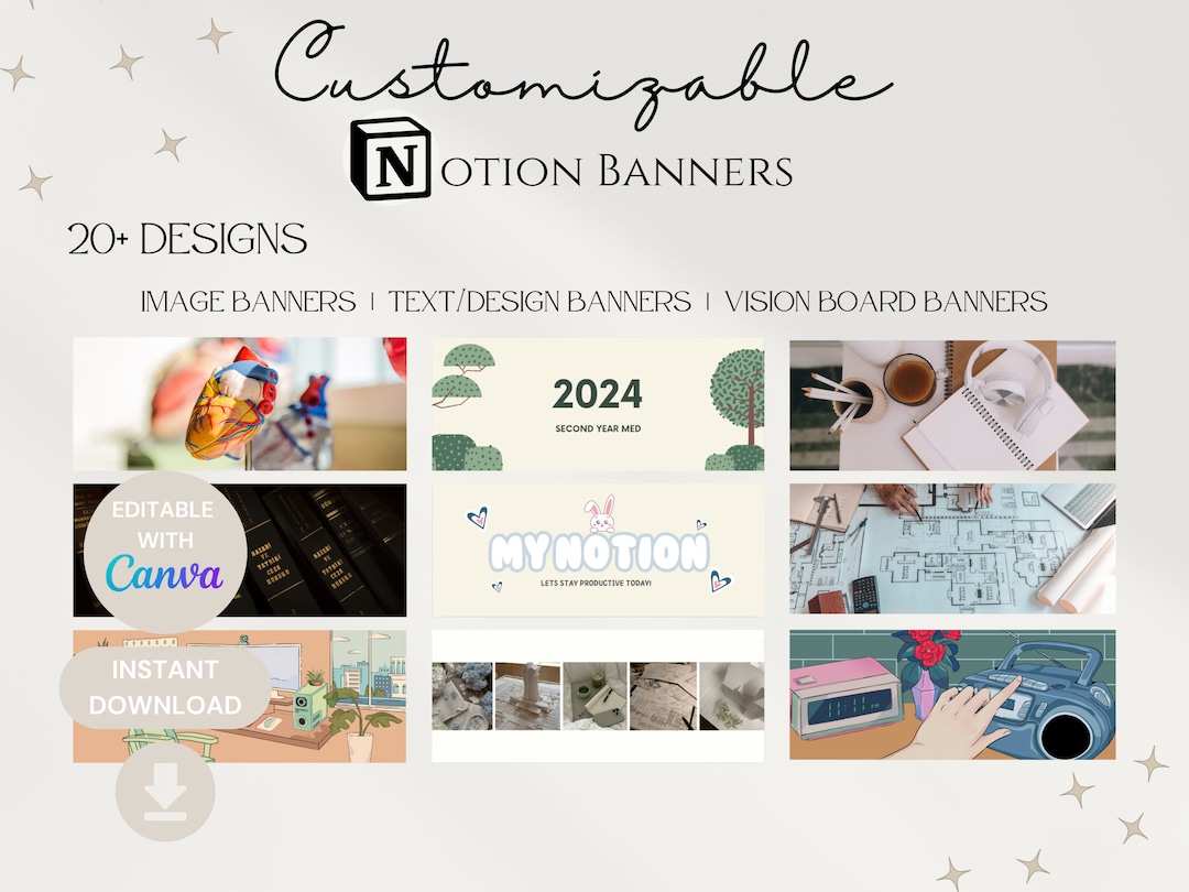 Student Aesthetic Notion Covers, Minimalist Notion Aesthetic Banner ...