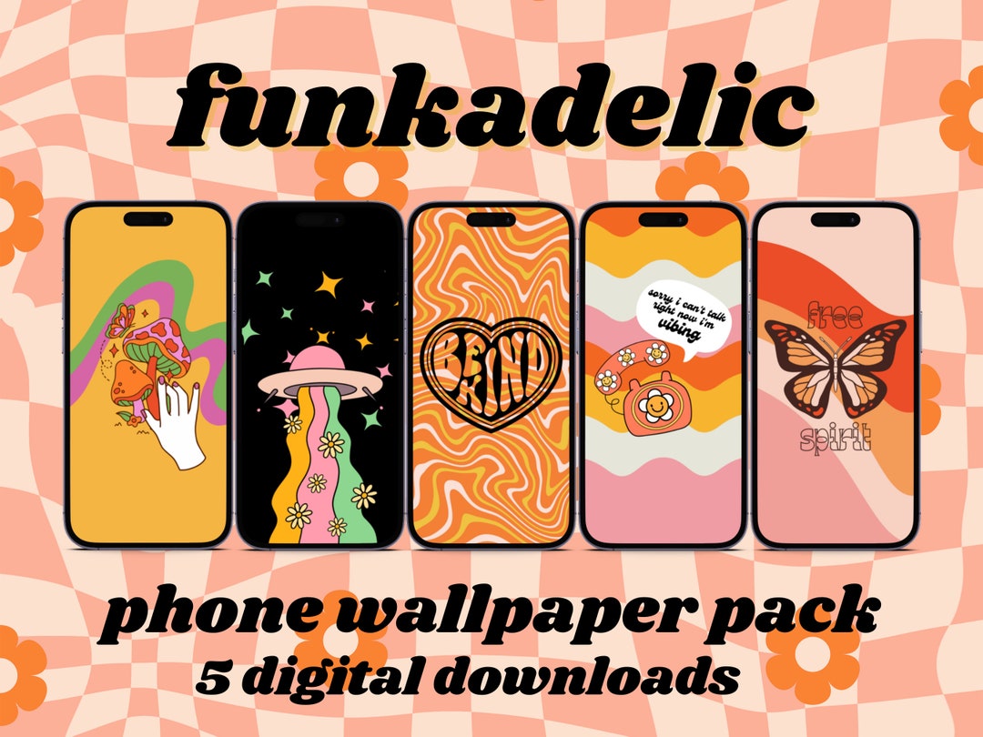 Funkadelic Groovy Funky Phone Wallpaper Background Iphone - Etsy
