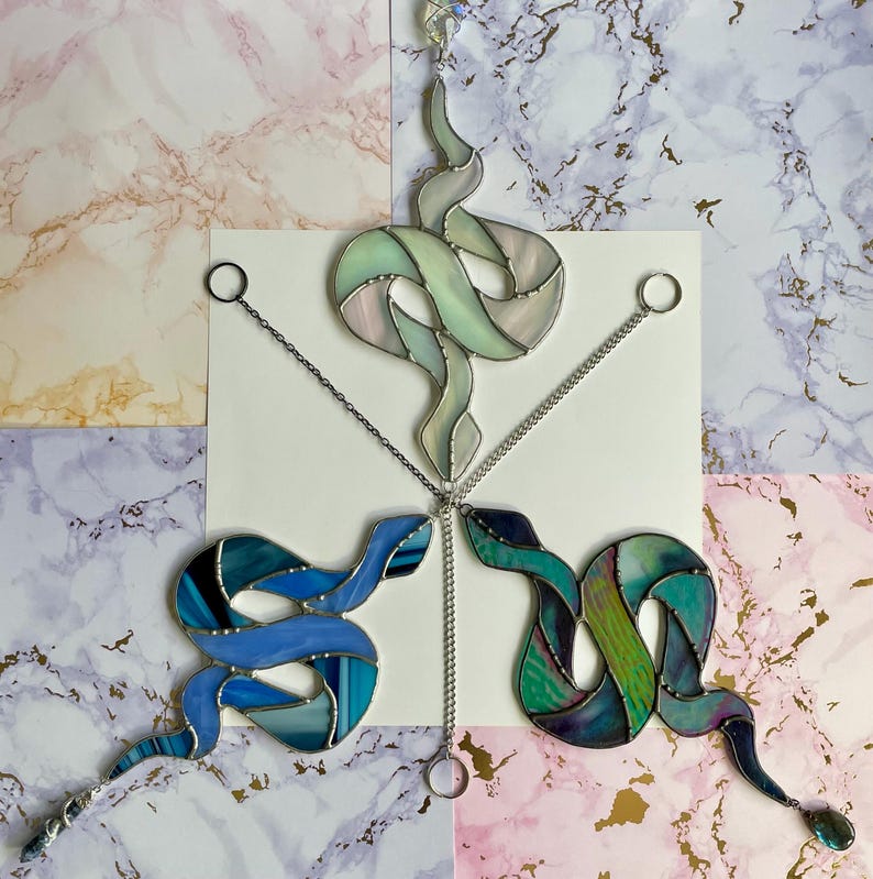 Twisting Snake Pattern for Stained Glass (hobby and Commercial) - Etsy