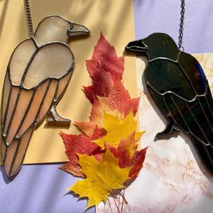 Raven or Crow Pattern for Stained Glass (hobby and Commercial) - Etsy