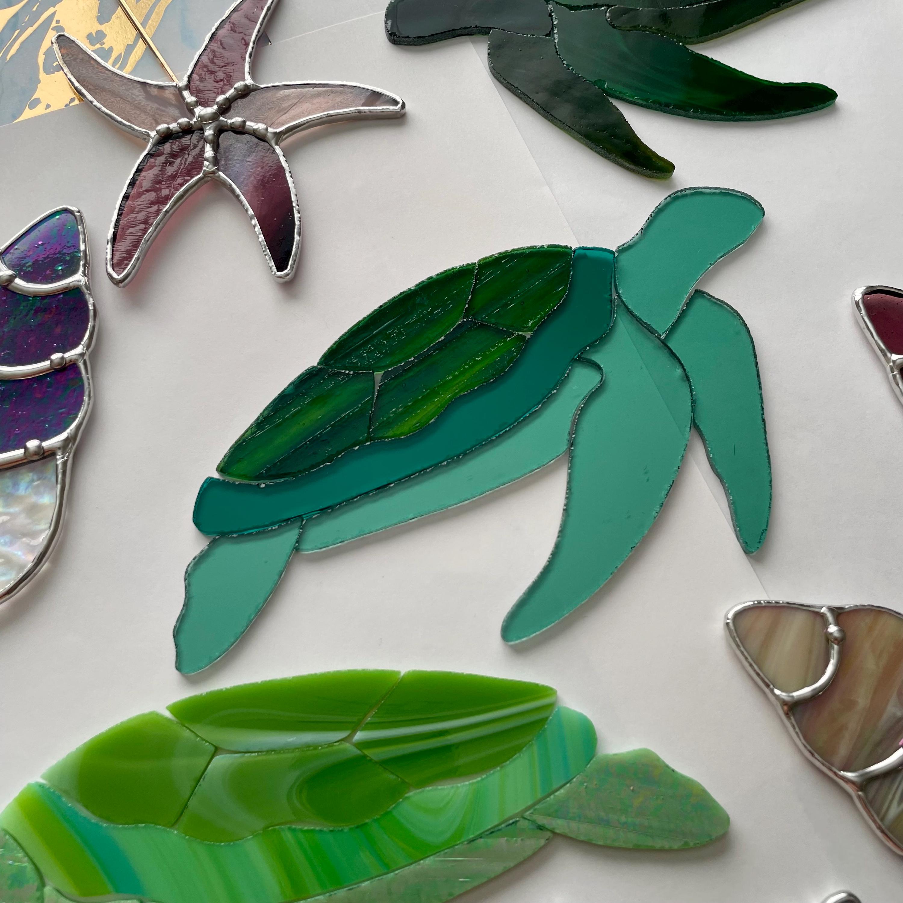 Sea Turtle Pattern for Stained Glass (hobby and Commercial) - Etsy