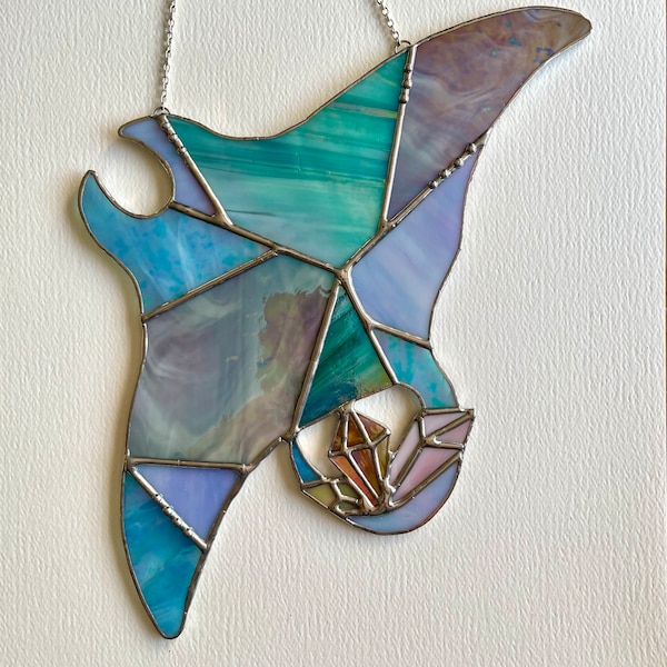Stained Glass Manta Ray - Etsy