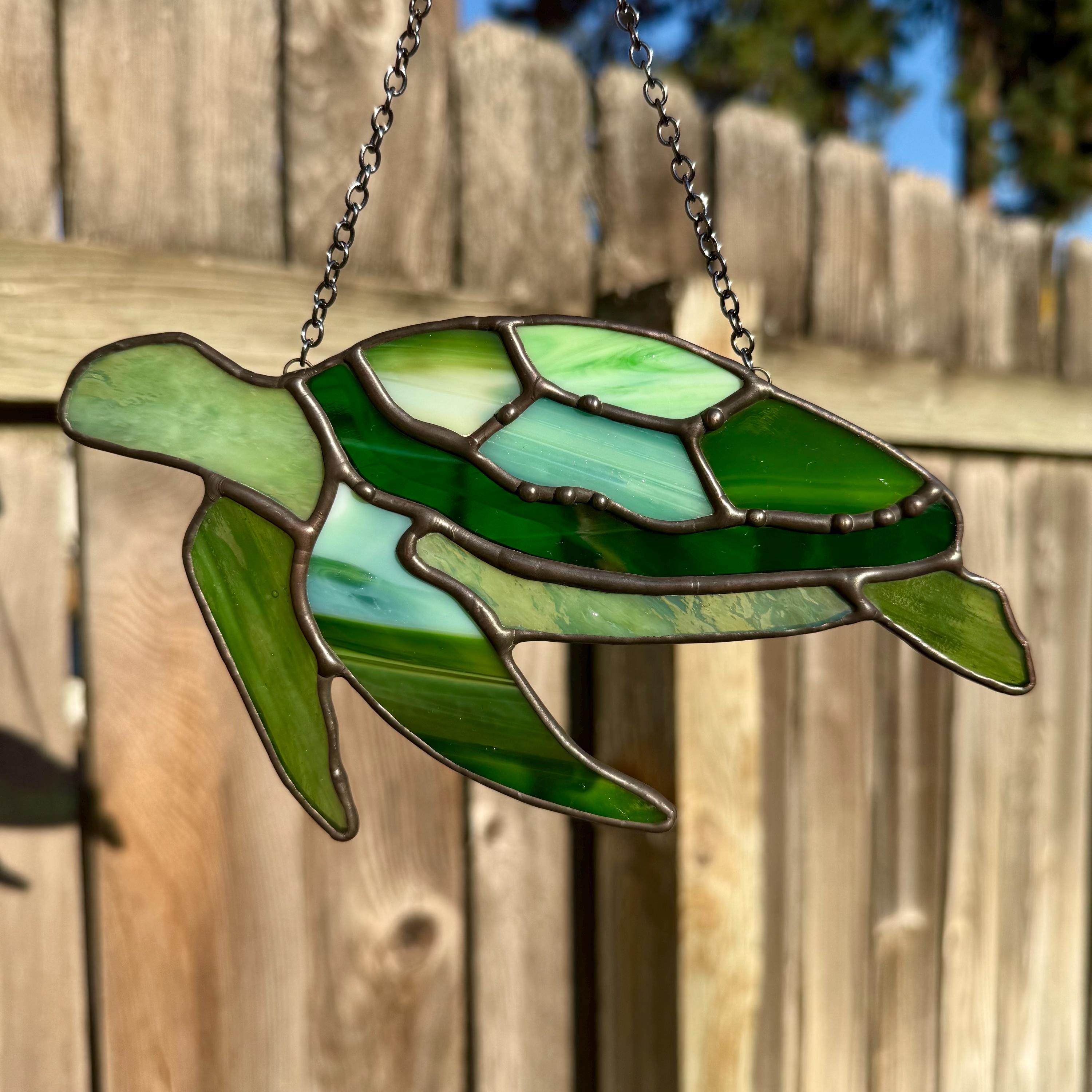 Sea Turtle Pattern for Stained Glass (hobby and Commercial) - Etsy