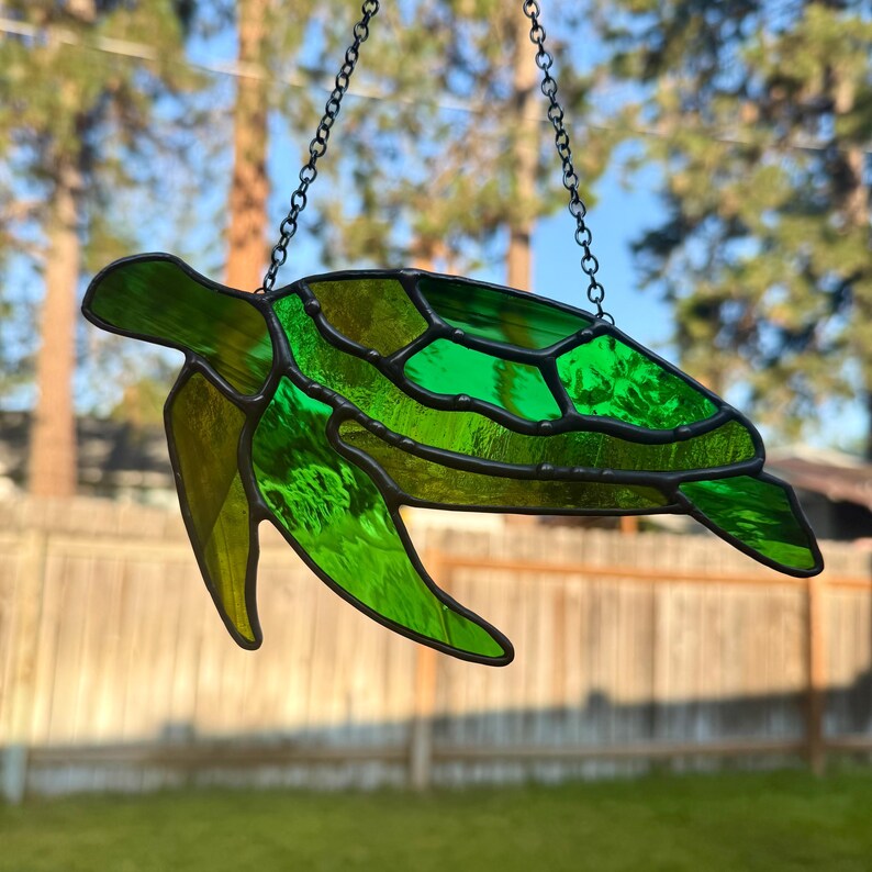 Sea Turtle Pattern for Stained Glass (hobby and Commercial) - Etsy