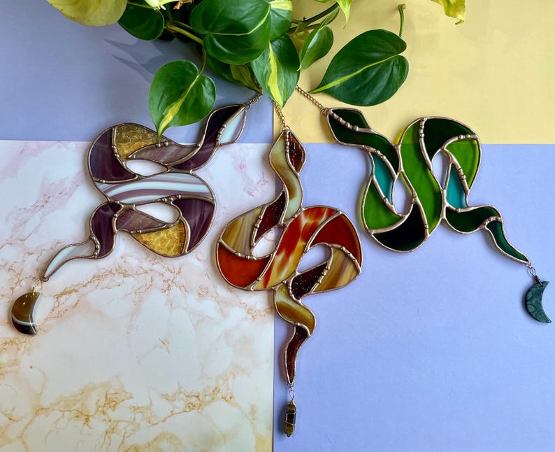 Twisting Snake Pattern for Stained Glass (hobby and Commercial) - Etsy