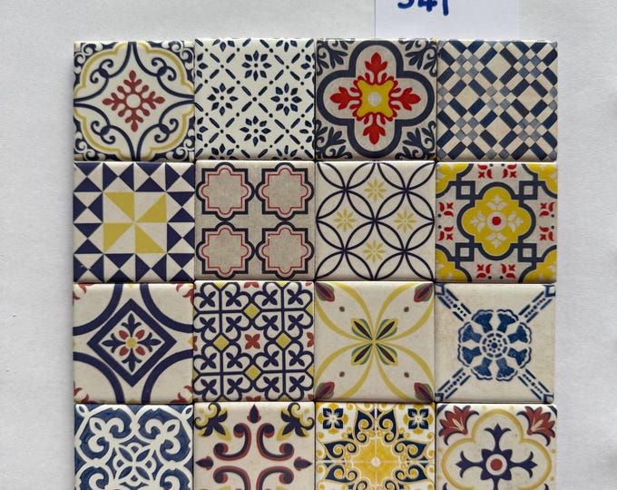 Vintage Mosaic Tiles, Mediterranean Tiles, Various Sets of Traditional ...