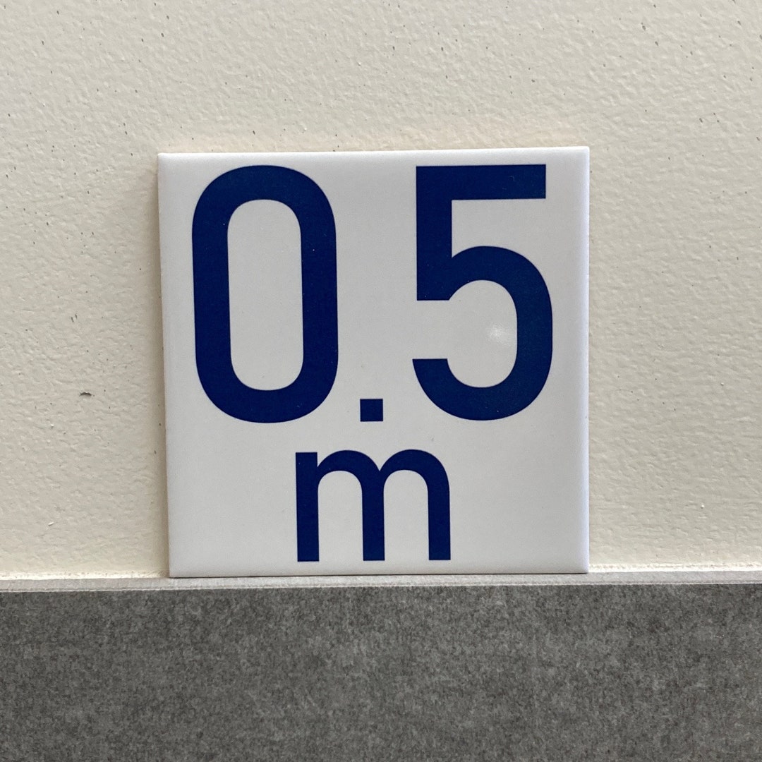 Pool Depth Markers, Pool Safety Tiles, Waterline Tiles - Etsy