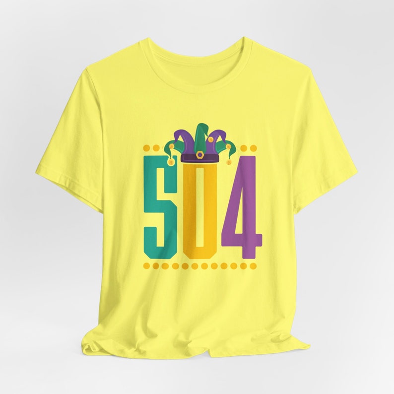 504 MARDI Gras Shirt, AREA Code CARNIVAL T-shirt, Carnival Tee, Mardi ...