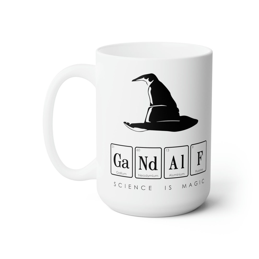 Gandalf Hat Mug, Gandalf Mug, Science Cup, Gift for Science Teacher ...