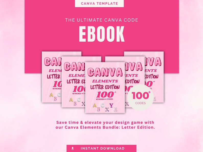 Canva Ebook Canva Elements Canva Fonts for Content Creators Canva ...