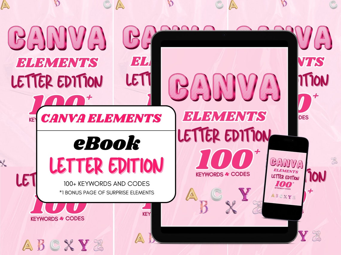 Canva Ebook Canva Elements Canva Fonts for Content Creators Canva ...