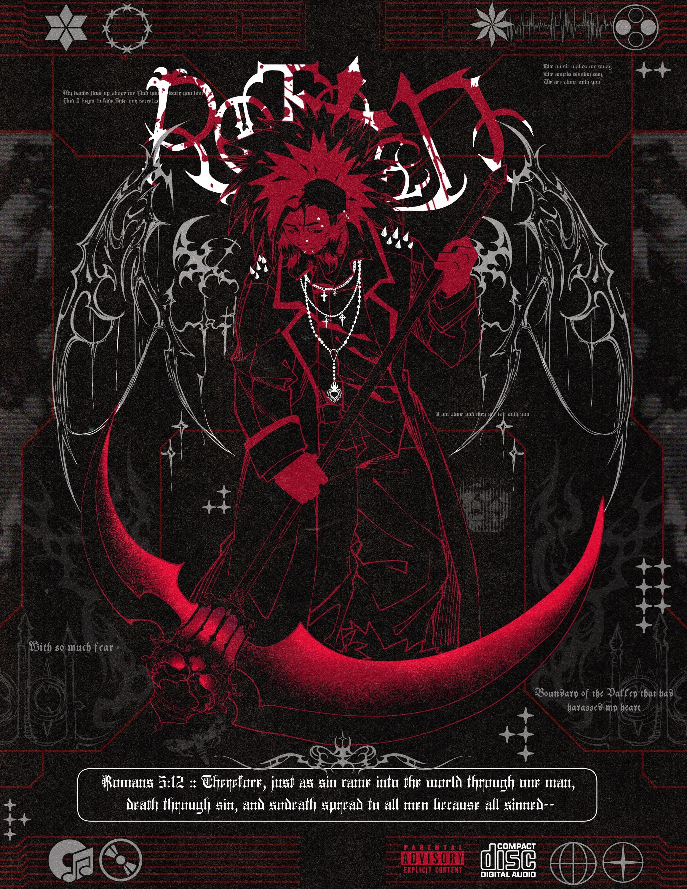 Rotten Work Brutalism Poster Grim Reaper Punk Art - Etsy