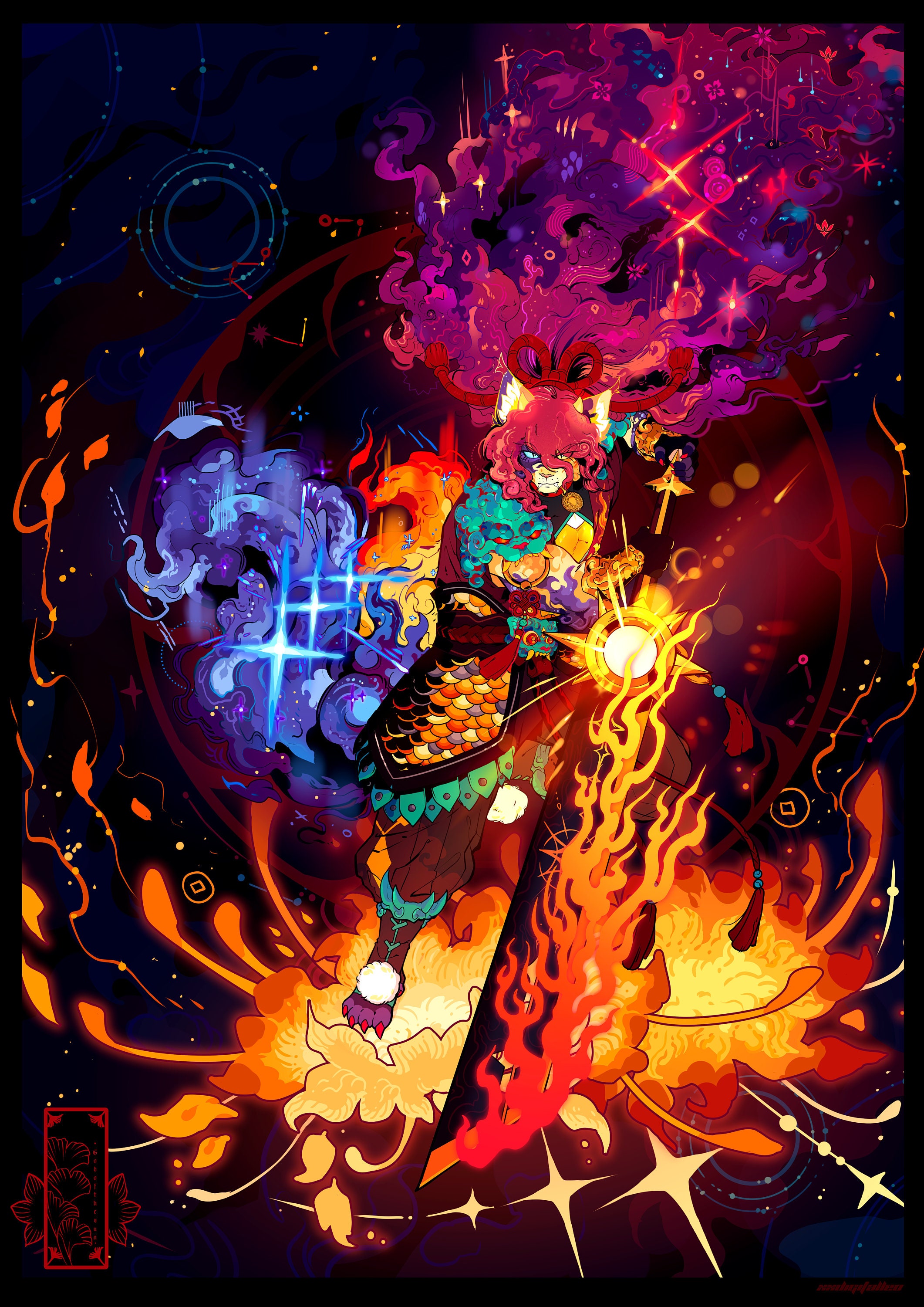 God of the Sun and Fortune Leonidas OC Print - Etsy