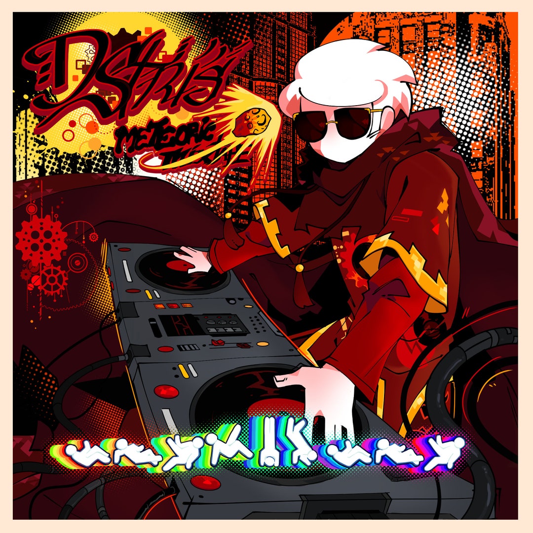 Homestuck Print Dave Strider Dstri's Meteroic Mixtape Y2K 2000s Graphic ...