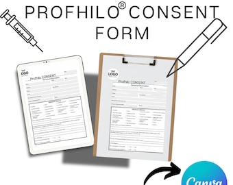 Editable Dermal Fillers Injections Consent Form for Aesthetic ...