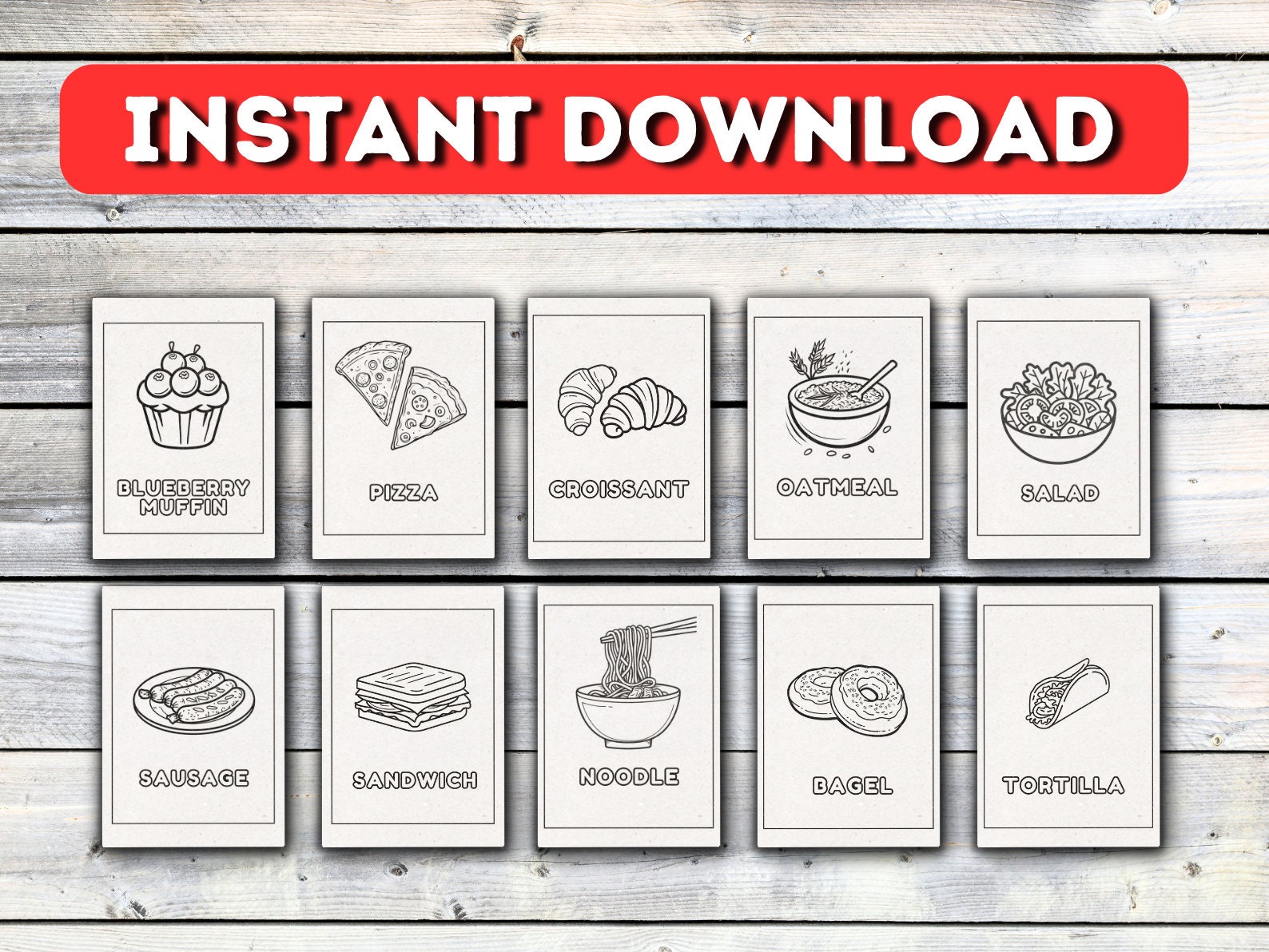 21 Breakfast Coloring Pages for Kids, Toddlers, Preschoolers Toddlers ...