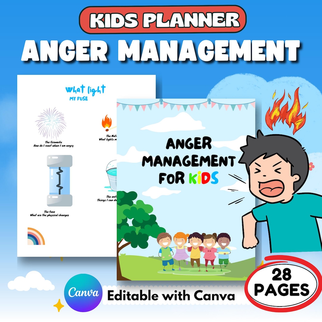 Anger Management Workbook for Kids Manage Anger and Build Emotional ...