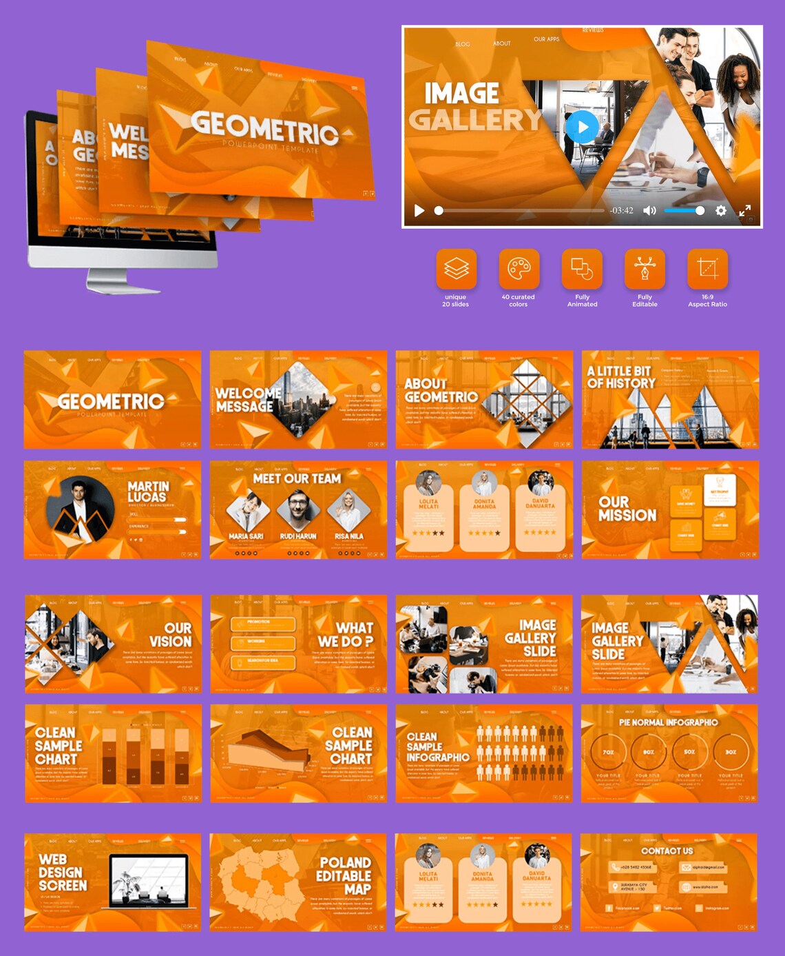 Animated Powerpoint Template Slides Powerpoint Presentation Dashboard Chart Editable PPT Dynamic ...