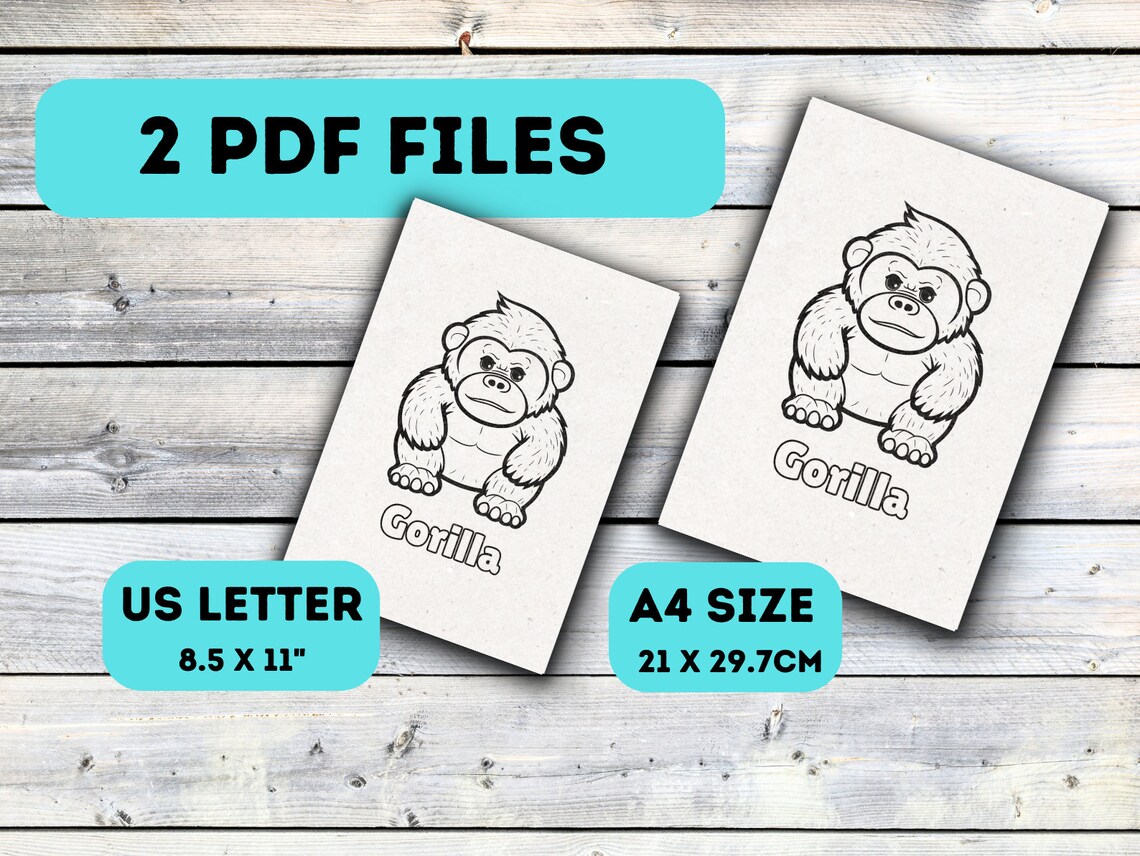 30 Cute Animals Coloring Pages for Kids, Toddlers, Preschoolers ...