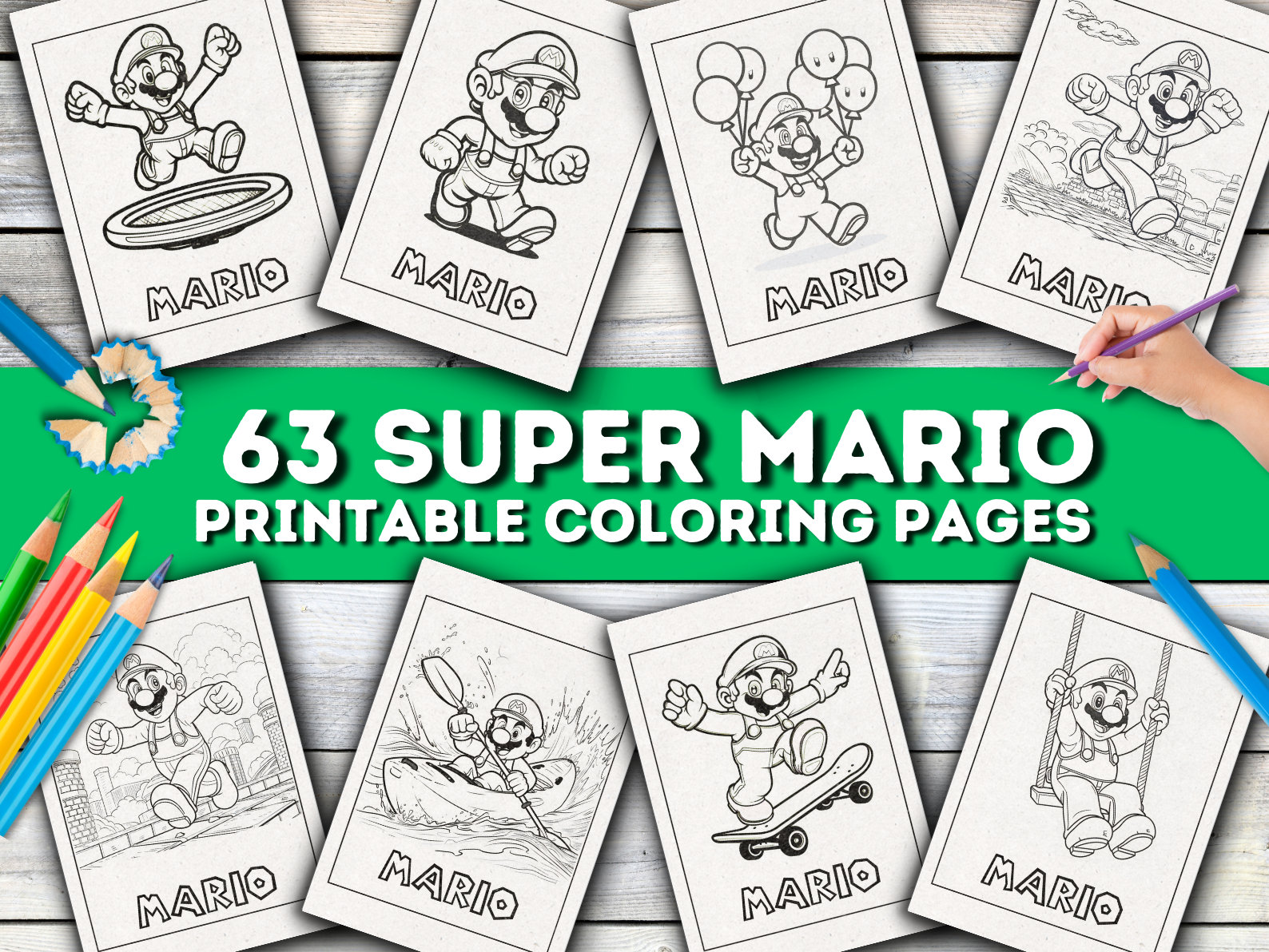 63 Printable Super Mario Coloring Pages for Kids, Toddlers ...