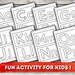 ABC Tracing Printable Cards Alphabet Tracing Worksheets Preschool ...