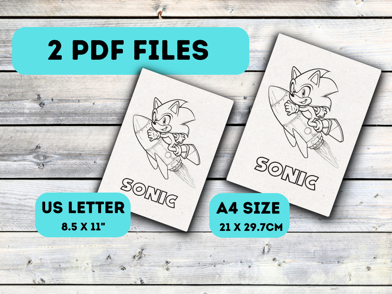 44 Sonic Coloring Pages for Kids, Toddlers, Preschoolers Toddlers ...