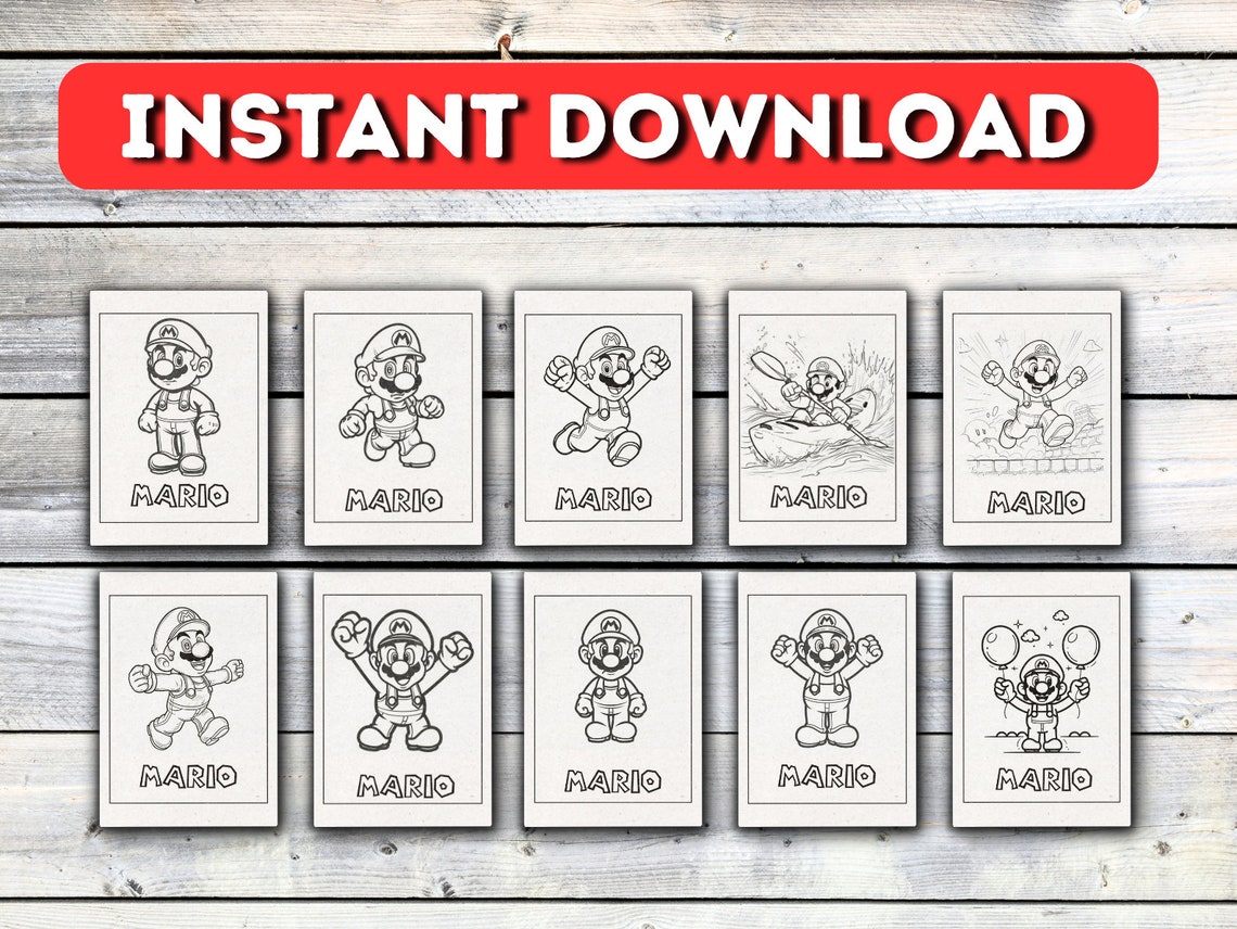63 Printable Super Mario Coloring Pages for Kids, Toddlers ...