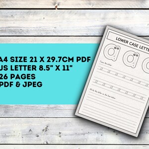 26 ABC Tracing Printable Lowercase Alphabet Tracing Worksheets ...