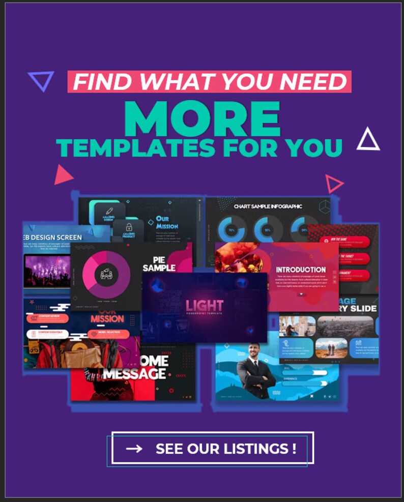 Animated Powerpoint Template Slides Powerpoint Presentation - Etsy