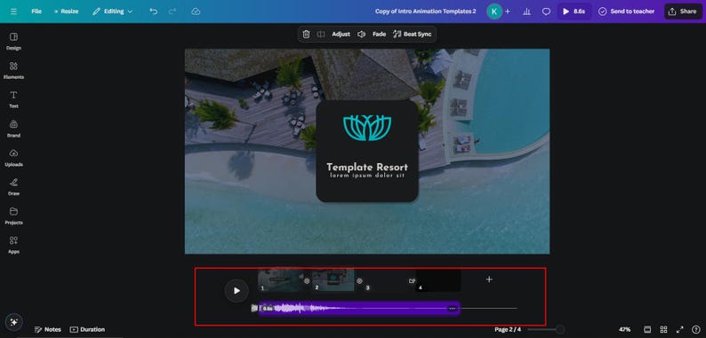 Animated Video Introduction Template, Intro Video Presentation, Canva ...