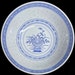 Vintage Jingdezhen Rice Pattern Bowl: Blue and White Floral Porcelain ...
