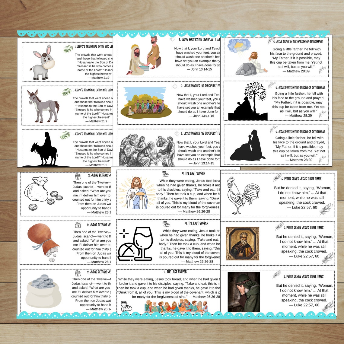 Resurrection Easter Eggs Story Printable Activity Bible Jesus Activity ...
