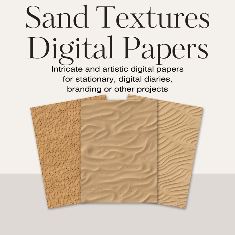 Desert Sand Textures Digital Paper, Beautiful Digital Scenes for ...