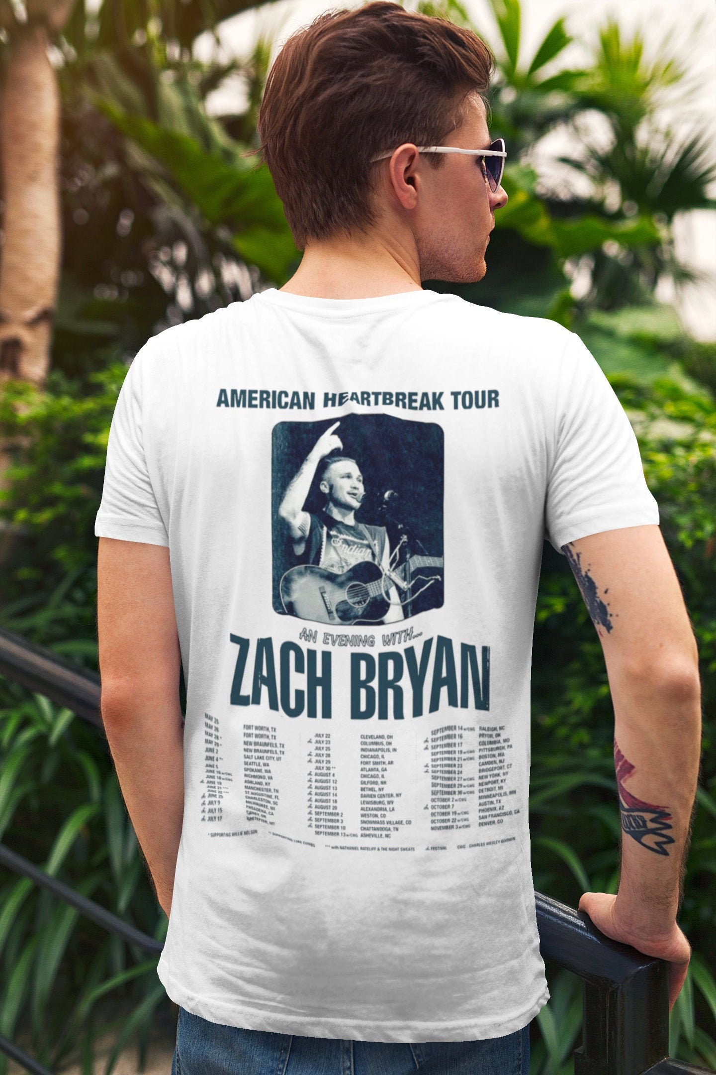 American Heartbreak Tour Printed Front And Back Shirt sold by BoSchmidt ...