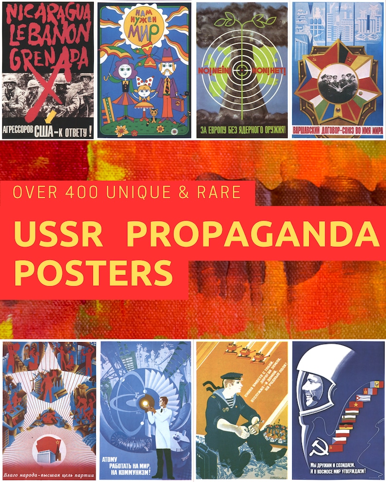 400+ USSR Soviet Union Russia Propaganda Posters | Communist Russia ...