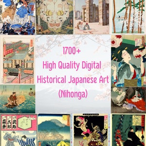 1700+ Antique Japanese Art Prints | Edo & Nihonga Style (digital ...