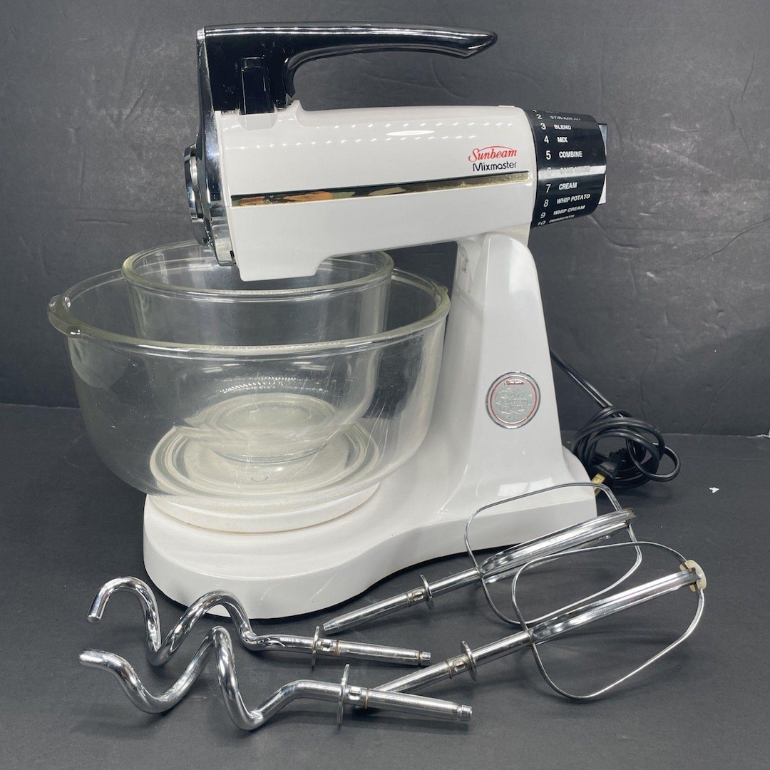 VINTAGE SUNBEAM MIXMASTER 12-speed All American Classic Model 01960 ...