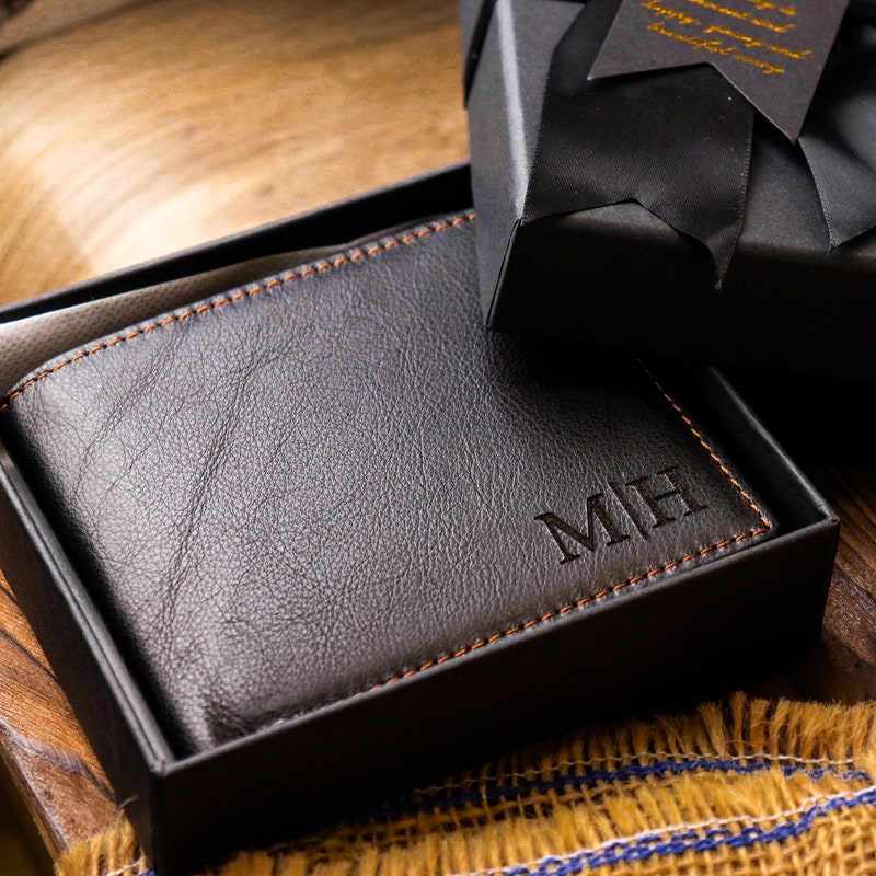Personalized Wallet Mens Wallet Engraved Wallet Groomsmen Wallet
